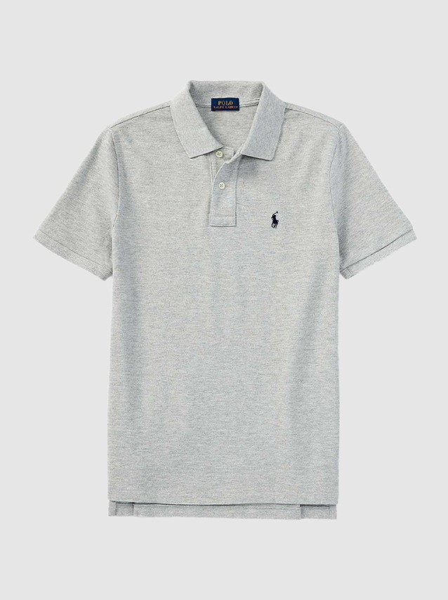 Polos Male Ralph Lauren Kids Grey - 322603252002.15 - Forte Store