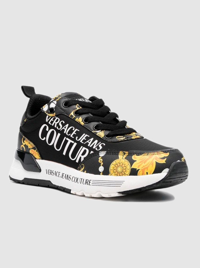 Trainers Female Versace Black - 75VA3SA3ZP341.2 | Forte Store