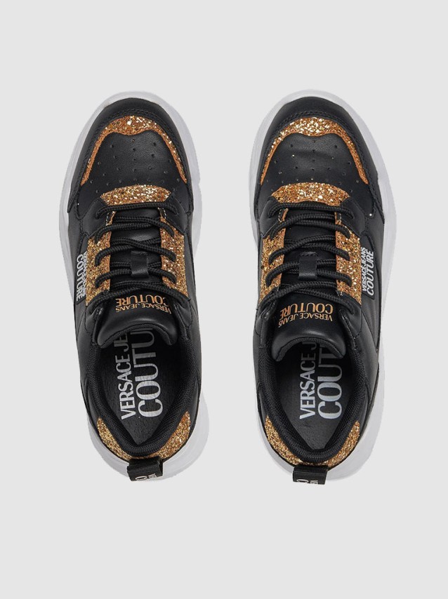 Sapatilhas Mulher Versace Preto - 75VA3SC2ZP308.2 | Forte Store