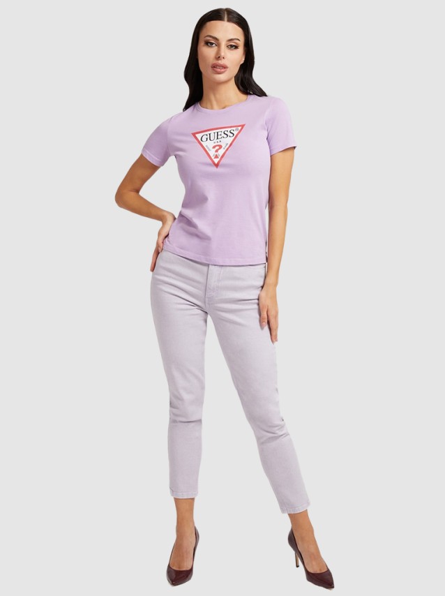 T-Shirt Female Guess Lilac - W1YI1BI3Z11.7 | Forte Store