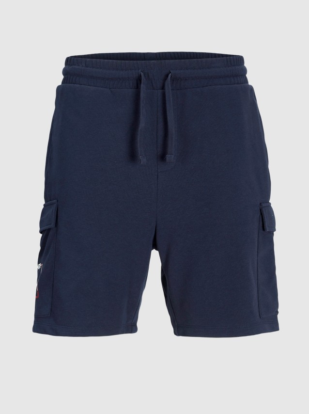 Calções Homem Jack & Jones Azul Marinho - 12269442.38 | Forte Store